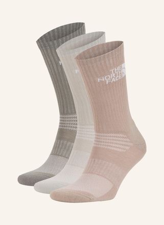 The North Face 3er-Pack Sportsocken Multi Sport Cush Crew beige