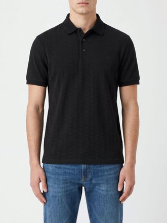Emporio Armani Polo &agrave; manches courtes en piqu&eacute; de coton