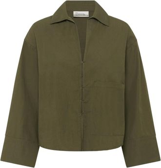 MY ESSENTIAL WARDROBE Femme, Blouses et Chemises, Vert, Taille: 36 FR Hace Top