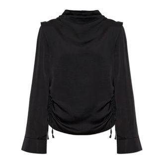 AllSaints Femme, Blouses et Chemises, Noir, Taille: 38 FR Leslie Shirt