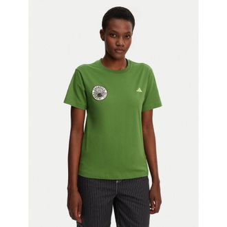 adidas T-Shirt FARM Graphic JD6292 Gr&uuml;n Regular Fit