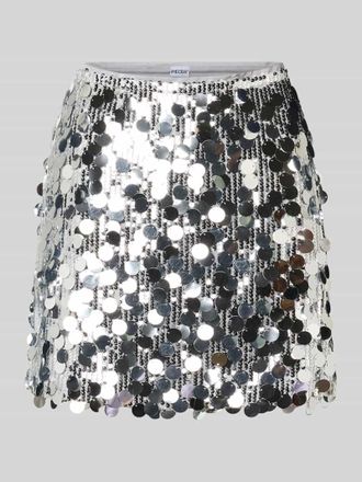 Pieces Eng anliegender Mini-Rock mit Paillettenbesatz Modell MALOU