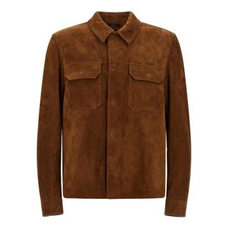Tom Ford Homme, Vestes, Brun, Taille: M Leather Vestes