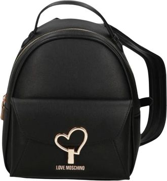 Love Moschino Femme, Sacs, Noir, Taille: ONE Size Backpacks