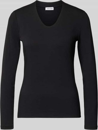 More & More Longsleeve mit V-Ausschnitt