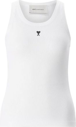 Ami Homme, Tops, Blanc, Taille: M Hauts sans manches