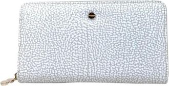 Borbonese Femme, Accessoires, Blanc, Taille: ONE Size Classica P.foglio Large Zip Around