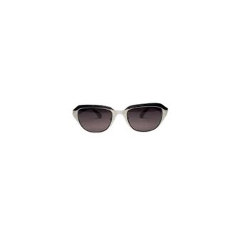 Marni Lunettes de soleil en m&eacute;tal Pre-owned - Femme - Pre-owned - Gris - Taille: ONE Size
