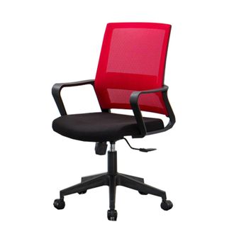 Generic Home-Office-Computerstuhl, Atmungsaktiver Mesh-Computerstuhl, H&ouml;henverstellbar Mit Fester Armlehne, Kann 200 Kg Tragen, for Das Home-Office(Color1)
