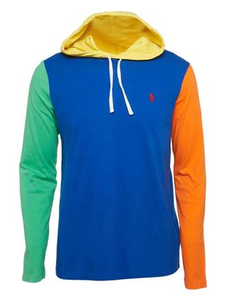 Ralph Lauren hoodie en coton à logo brodé - Blue