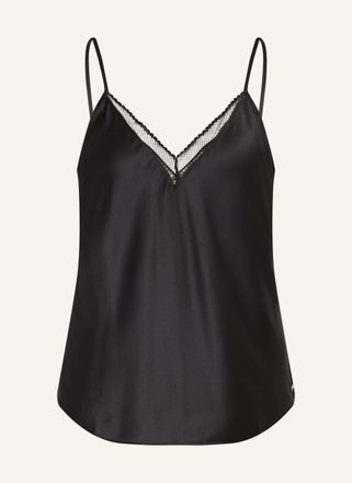 Calvin Klein Schlaftop Signature Stretch Lace Aus Satin schwarz