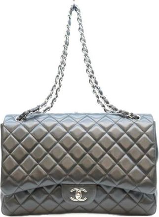 Chanel Sac bandouli&egrave;re vintage doccasion - Femme - Pre-owned - Gris - Taille: ONE Size