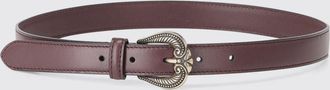 Etro Ceinture r&eacute;glable en cuir de vachette lisse avec boucle &agrave; ardillon