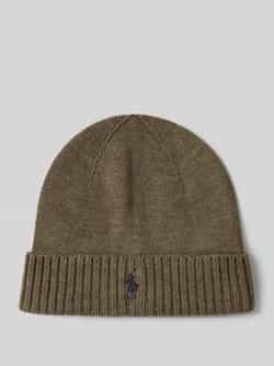 Polo Ralph Lauren Beanie aus Wolle mit Label-Stitching