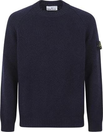 Stone Island Homme, Pulls, Bleu, Taille: XL Pull Ras du Cou