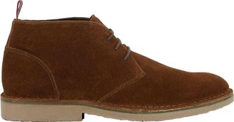 Dune London W&uuml;stenstiefel f&uuml;r Herren, Wildleder, Kontrastsohle (Hellbraun)