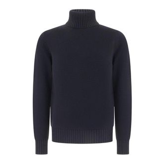 Alpha Studio Rollkragenpullover - - Knitwear - Herren - Blau - L
