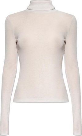 Samsøe & Samsøe Femme, Pulls, Beige, Taille: 38 FR Sasonnet Turtleneck