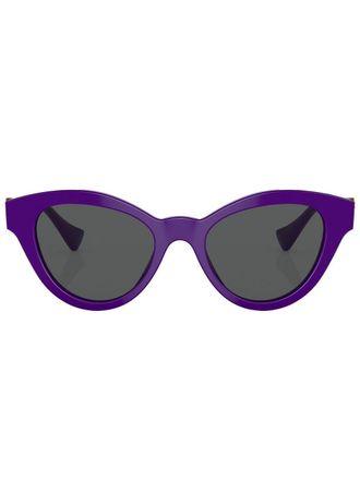 Versace Runde Medusa Sonnenbrille - Violett