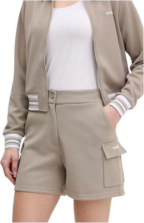 Guess Femme, Shorts, Gris, Taille: 40 FR Amaryllis Cargo Shorts