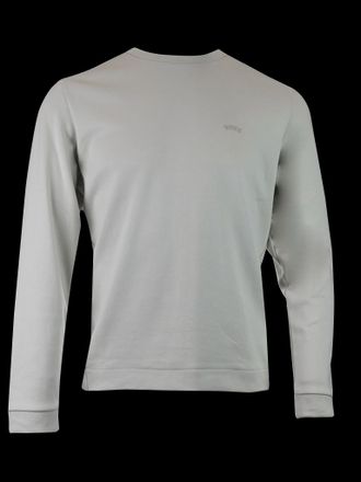 HUGO BOSS Rundhals-Pullover mit langen &Auml;rmeln