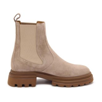 Hogan Chelsea Boots aus Wildleder- Modell mit weiter Passform - - Shoes - Damen - Beige - 38 EU