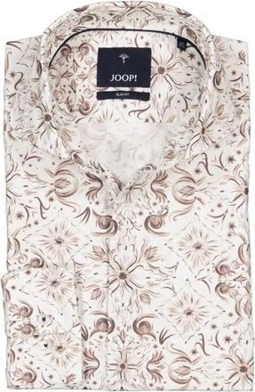 Joop Herren Hemd braun Baumwolle