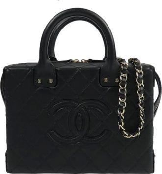 Chanel Sac bandouli&egrave;re matelass&eacute; Pre-owned - Femme - Pre-owned - Noir - Taille: ONE Size