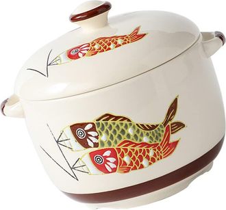 Hemoton 1stück Japanische Keramik-suppenschüssel Mit Deckel Stilvolle Dessertschale Für Suppen Und Dips Für Haushalte Mikrowellenfest Elegante Keramik-suppe S