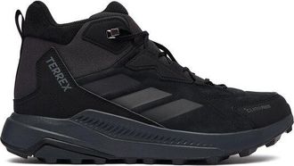 adidas Trekkingschuhe Terrex Anylander Leather Mid Climaproof Hiking Shoes KH8875 Schwarz