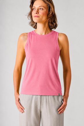 Hempage Hempage Damen vegan Crop Top Sporty Hibiskuspink