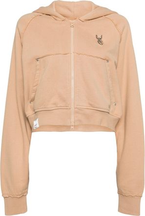 Izzue Kapuzenjacke mit Herzanhänger - Nude