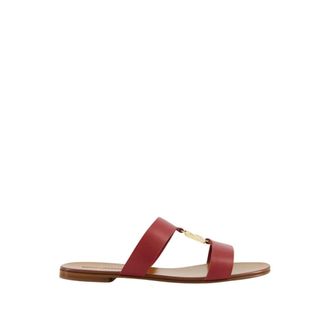 Dolce & Gabbana Bianca Sliders - - Shoes - Damen - Rot - 35 EU