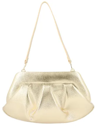 Themoir&egrave; Womens Baguette Bag Bios Gold Polyurethane Shoulder