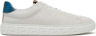 Versace Homme, Chaussures, Blanc, Taille: 43 EU Greca Leather Baskets