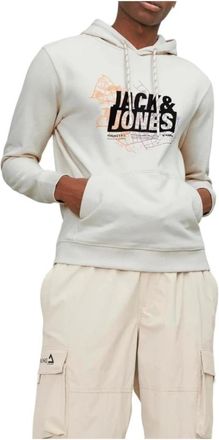 Jack & Jones Homme, Sweatshirts et sweats &agrave; capuche, Beige, Taille: S Jcomap SweaT-shirt