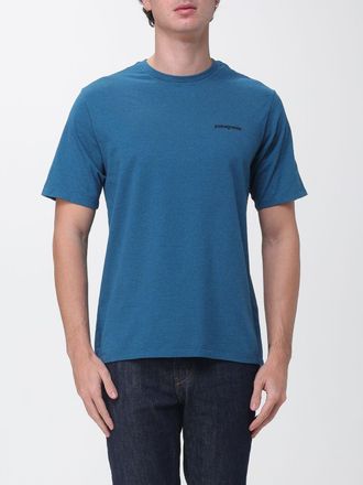 Patagonia T-Shirt von aus recycelter Baumwollmischung mit Logo-Print