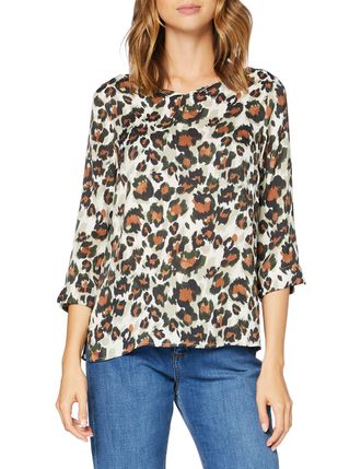 More & More Damen Bluse, Mehrfarbig (4041), 40