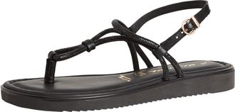 Tamaris Sandalette Damen Flach schwarz,EU 36