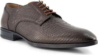 Rosso E Nero Herren Derby braun Leder geprägt