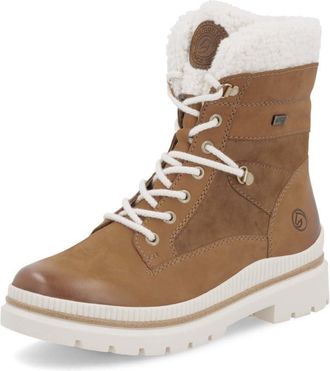 Remonte Damen Chelsea Boots D0C77, Frauen Stiefeletten,lose Einlage,wasserabweisend,remonteTEX,gefüttert,Stiefel,Bootee,Booties,braun Kombi (23),42 EU