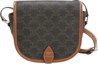 Celine Sac bandouli&egrave;re vintage doccasion - Femme - Pre-owned - Brun - Taille: ONE Size