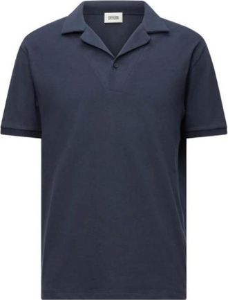 Drykorn Homme, Tops, Bleu, Taille: XL Polo &agrave; Manches Courtes Coupe Standard