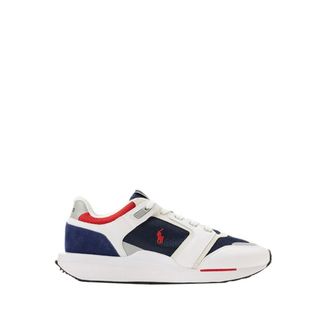 Ralph Lauren Homme, Chaussures, Blanc, Taille: 44 EU Train 89 V2 Baskets &agrave; empi&egrave;cements en daim