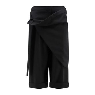 Dior Lange Shorts mit Drapierung - - Shorts - Damen - Schwarzk - S