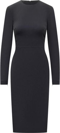 Victoria Beckham Femme, Robes, Bleu, Taille: 38 FR Midi Robes