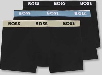 HUGO BOSS Trunks aus Baumwoll-Mix im 3er-Pack