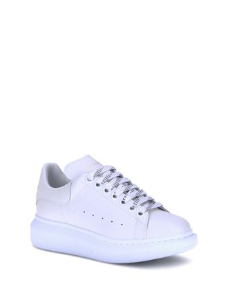 Alexander McQueen Womens Leather Sneakers White