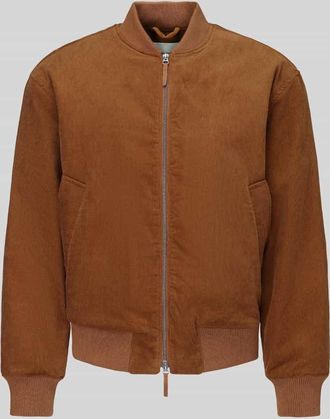 Selected Bomberjacke mit Cordstruktur aus reiner Baumwolle