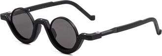 Vava unisex, Accessoires, Noir, Taille: 38 MM Lunettes de soleil rondes Cl0024